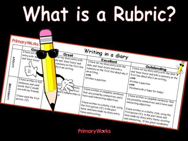Download rubrics, a self assessment tool for KS1 & KS2 primary children to explain what is a rubric