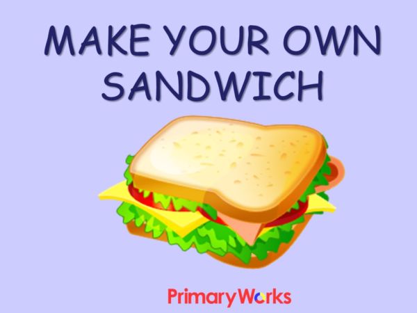 Design Technology design a sandwich project for KS2 make your own ...