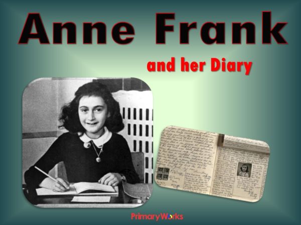 Anne Frank and her Diary PowerPoint | secret life of Anne Frank in ...
