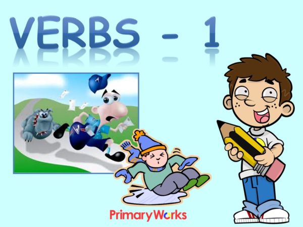 Verbs PowerPoint for KS1 and KS2 to download for teaching grammar and ...