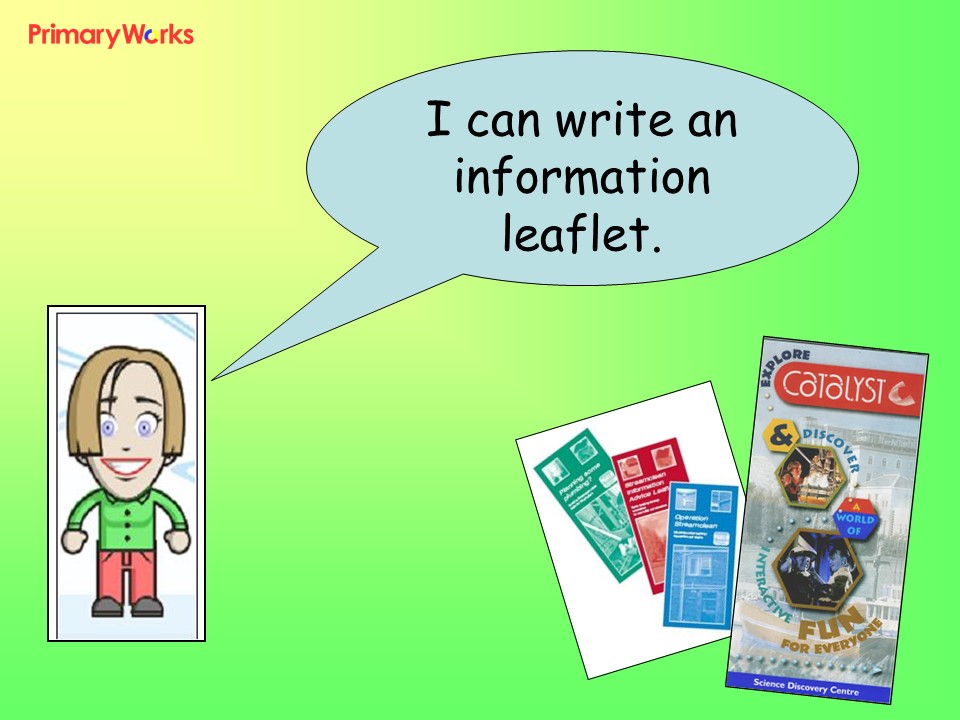 Writing Information Leaflet Teaching Children In KS1 KS2 Non 