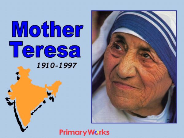 Mother Teresa PowerPoint for KS2 to learn about famous people ...
