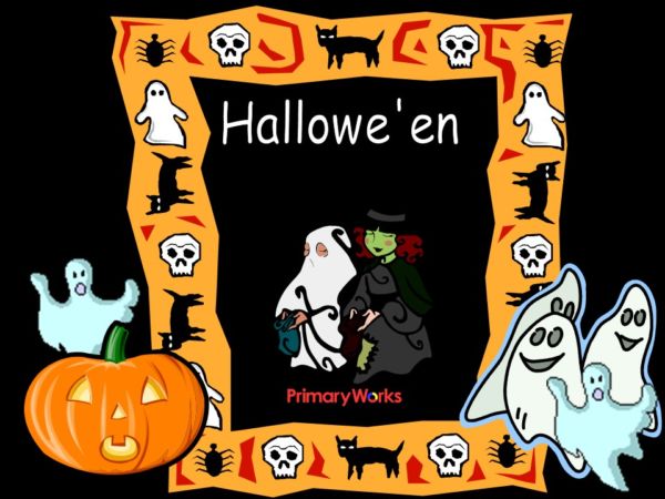 Halloween PowerPoint for KS1 KS2 Hallowe'en lesson