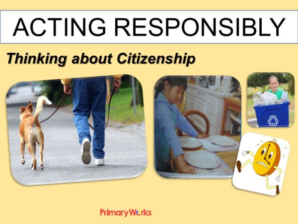 Acting Responsibly | Citizenship PowerPoint for PSHCE lesson or ...