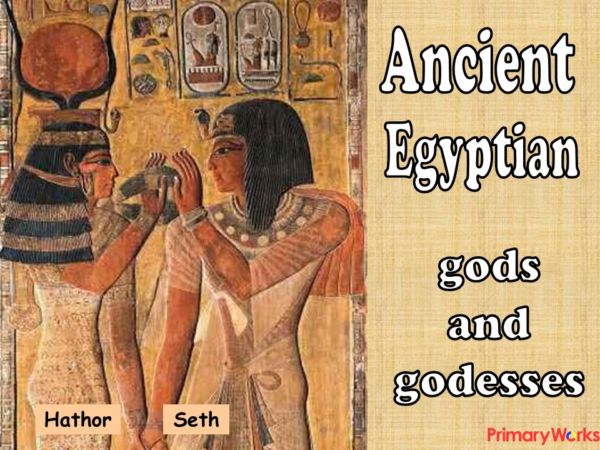 PowerPoint KS2 Egypt topic children on Ancient Egyptian gods & godesses ...