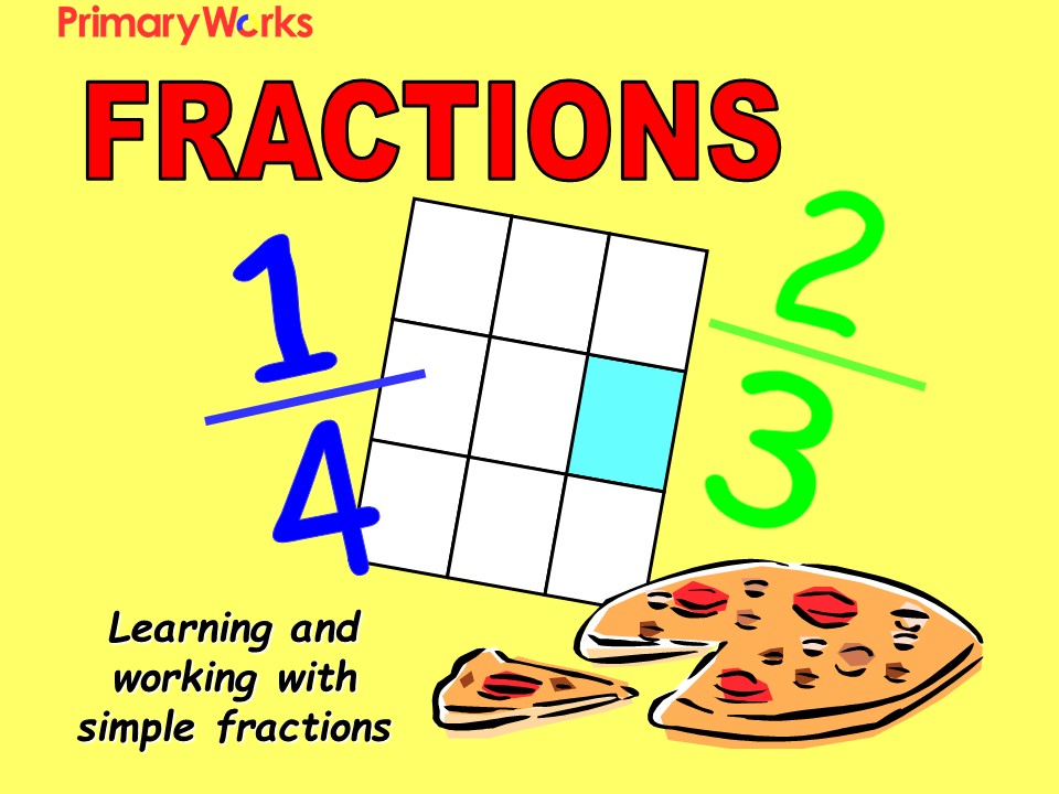 Fractions PowerPoint For Teaching Simple Fractions For KS1 Or KS2 Maths Fractions PowerPoint For Teaching Simple Fractions For KS1 Or KS2 Maths