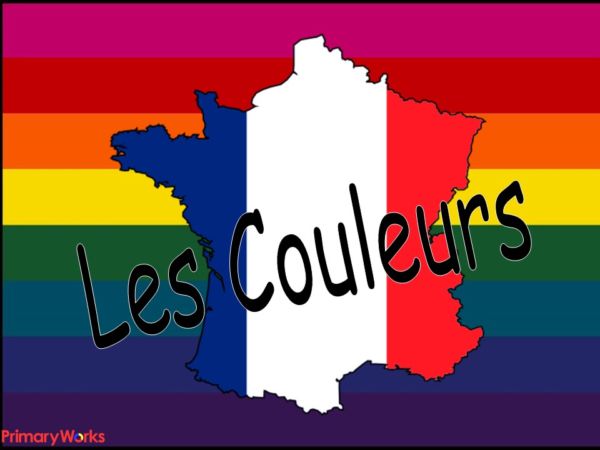 Colours French PowerPoint for teaching KS1 & KS2 French colours ...