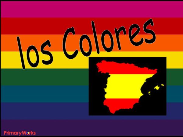 PowerPoint for KS1 & KS2 Spanish colours, vocabulary MFL primary ...