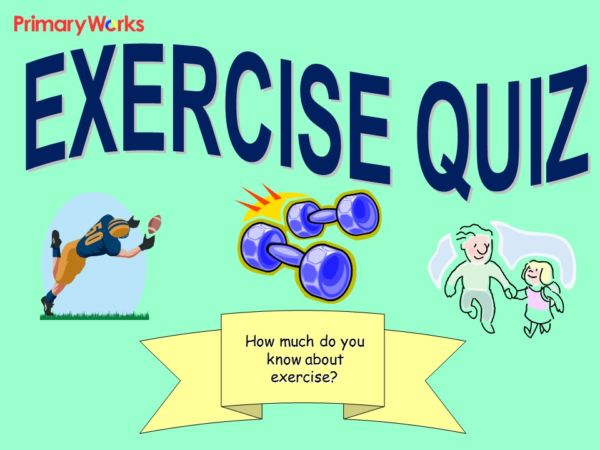 Exercise & Health quiz for KS2 primary science 'Life & Living Processes ...