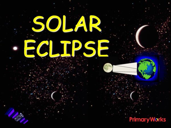 Solar Eclipse PowerPoint for KS1 & KS2 primary teaching | Moon, Sun and ...
