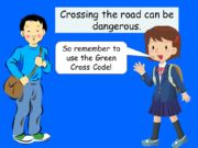 Road Safety for KS1 & KS2 kids with the Green Cross Code in assembly to ...