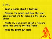 Download PowerPoint for poetry writing volcano poem for KS1 & KS2 ...