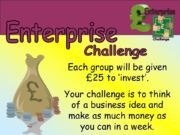 Enterprise Week for KS2 Kids in primary, Apprentice ideas for economic ...