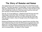 PowerPoint Romulus and Remus Roman legend, story for KS2 kids in KS2 ...