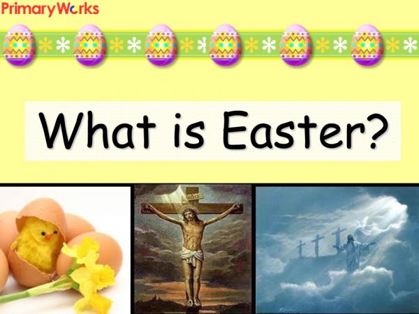 Easter Story PowerPoint for a KS, KS2 assembly or RE lesson, collective ...