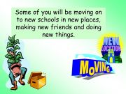 Transition PowerPoint for assembly or PSHE lesson | moving on in ...