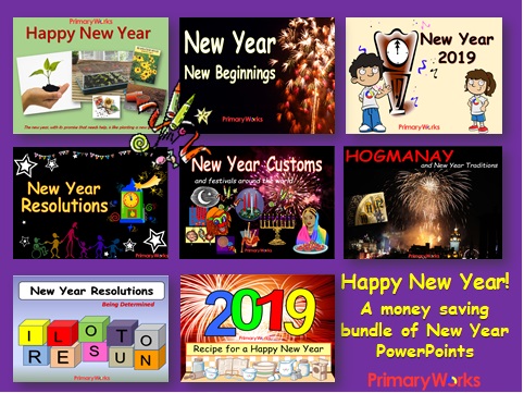 New Year PowerPoints for primary assemblies and PSHE lessons to ...