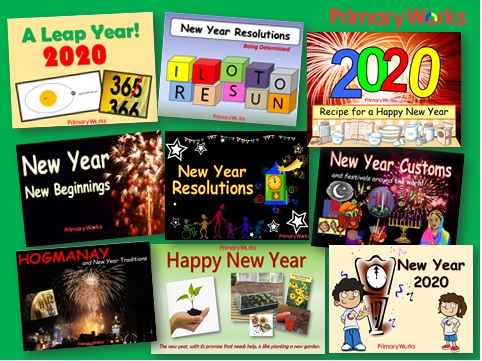 New Year PowerPoints for primary assemblies and PSHE lessons to ...